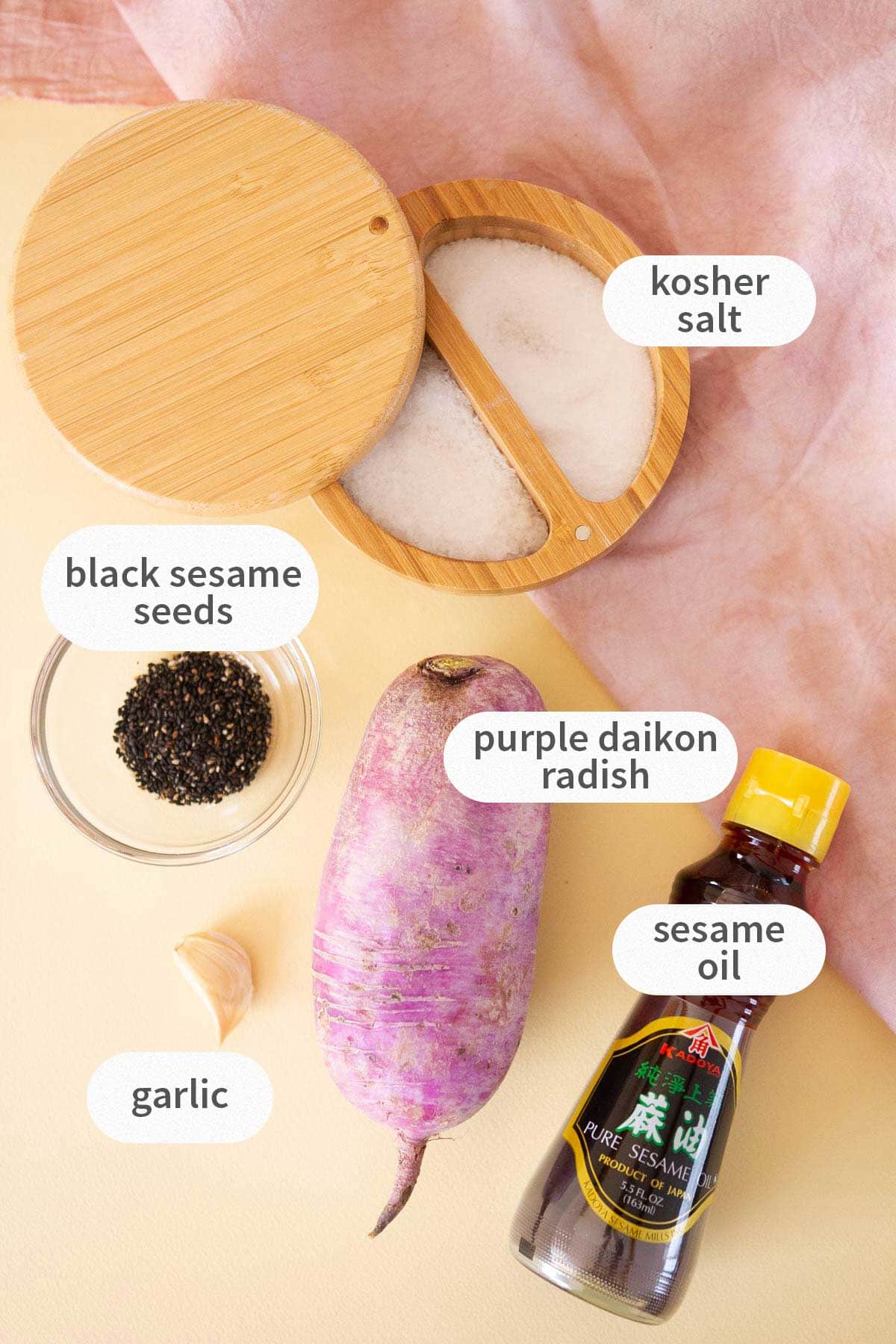 purple daikon radish recipe: quick & easy