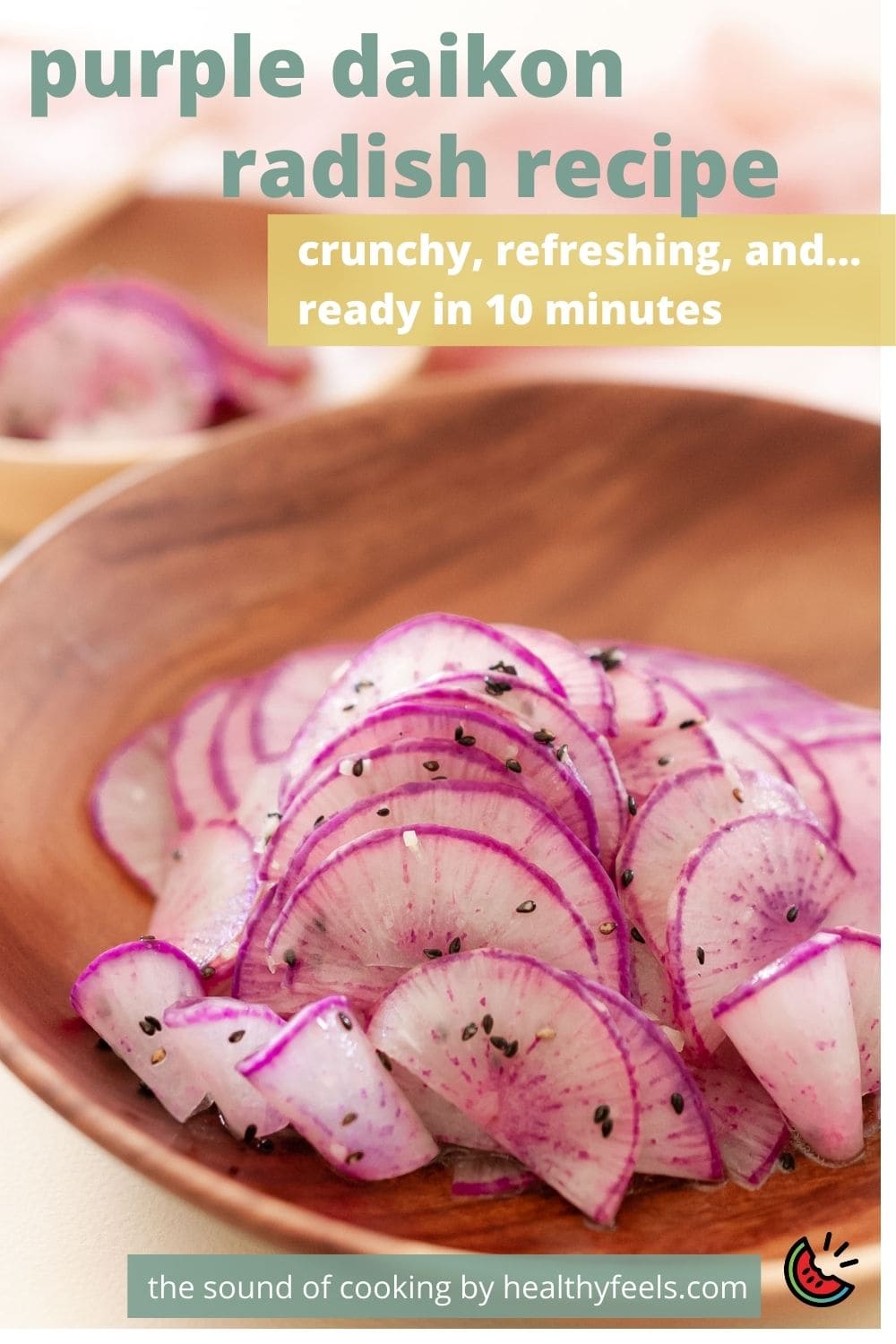 purple daikon radish recipe: quick & easy • The Sound of Cooking