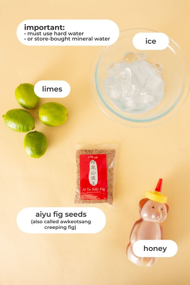 easy aiyu jelly 愛玉: Taiwanese dessert and bubble tea topping