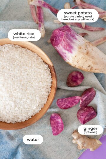 sweet potato congee: how to make rice porridge