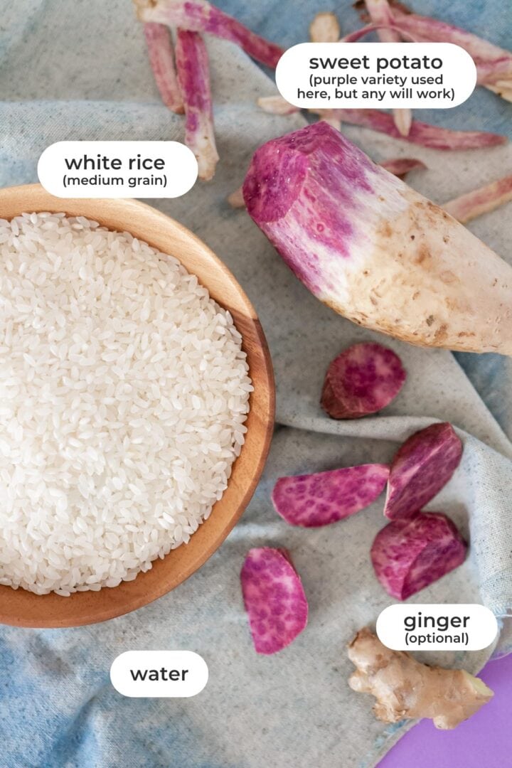 sweet potato congee: how to make rice porridge