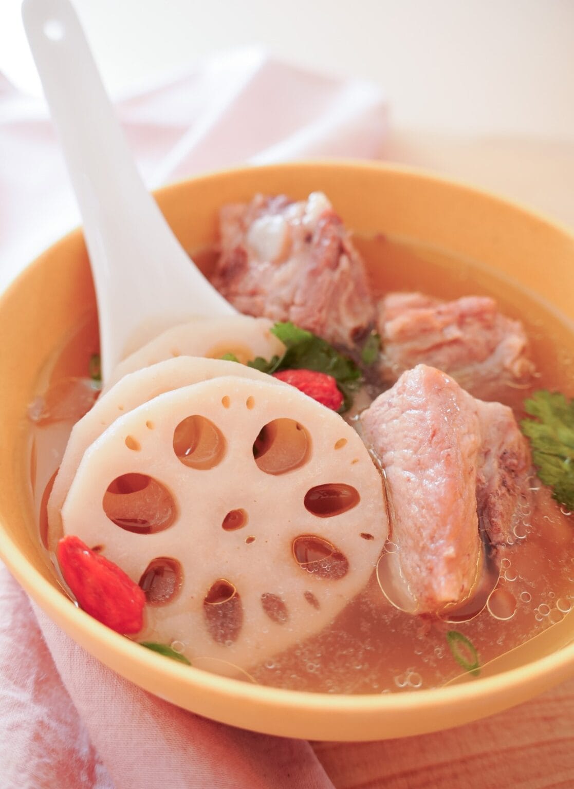 easy lotus root soup with pork ribs • The Sound of Cooking (蓮藕排骨湯)