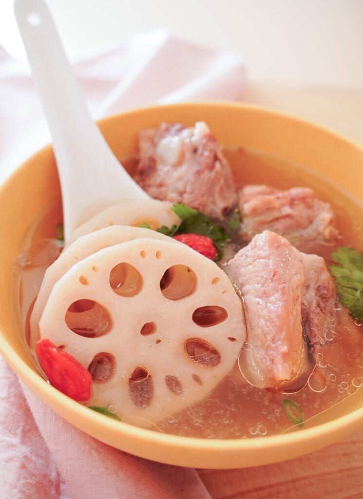 easy lotus root soup with pork ribs • The Sound of Cooking (蓮藕排骨湯)