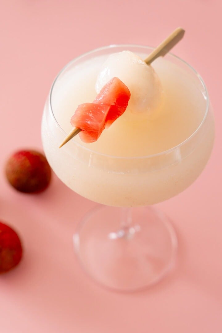 easy lychee drink (mocktail) from a Taiwanese chef